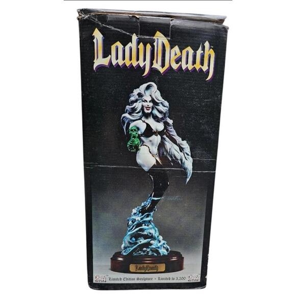 Other | Chaos Comics Lady Death 12 Cold Cast Statue Diamond Ed 1995 ...